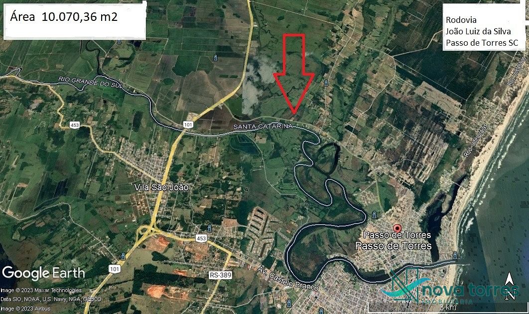 Futuro Distrito Industrial em Passo de Torres